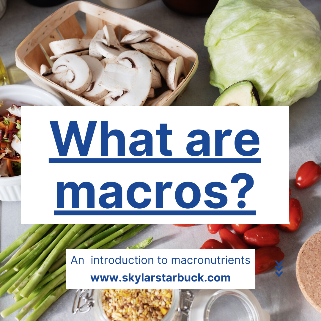 What are macros? An Introduction to Macronutrients| Skylar Starbuck